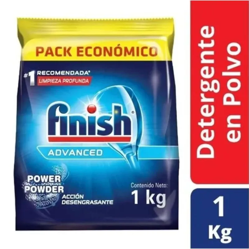 DETERGENTE FINISH | PARA MÁQUINAS LAVAVAJILLAS EN SACHET - POLVO POR 1 ...
