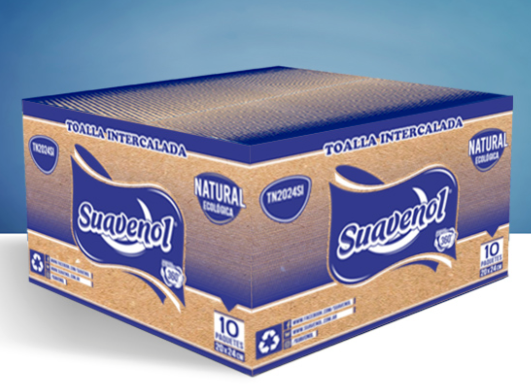 SUAVENOL TOALLAS INTERCALADAS NATURAL PREMIUM X 2000U - Limpos